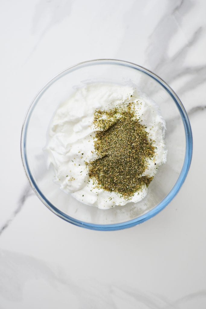 Cottage Cheese Ranch Dressing (High Protein!) - Ambitious Foodie