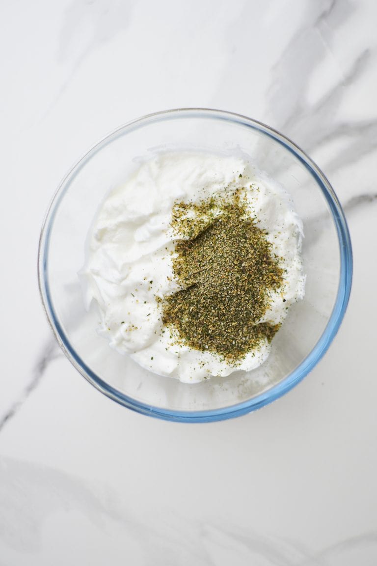 Cottage Cheese Ranch Dressing (High Protein!) - Ambitious Foodie