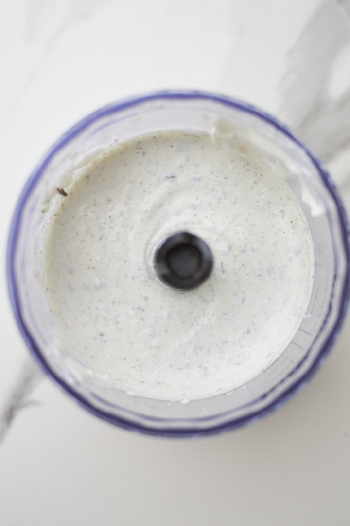 Cottage Cheese Ranch Dressing (High Protein!) - Ambitious Foodie