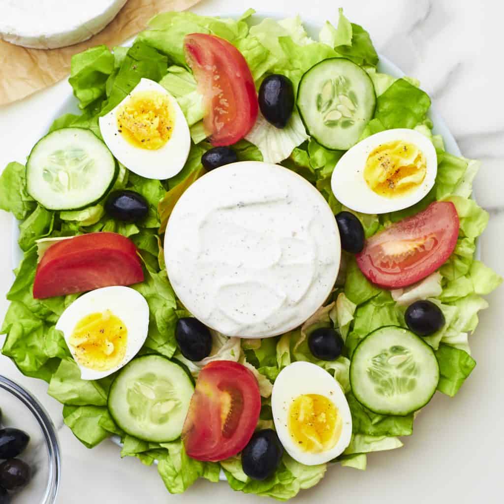 Cottage Cheese Ranch Dressing (High Protein!) - Ambitious Foodie