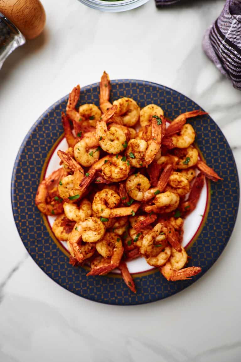 Easy Pan Seared Shrimp (Cast Iron Shrimp!) - Ambitious Foodie