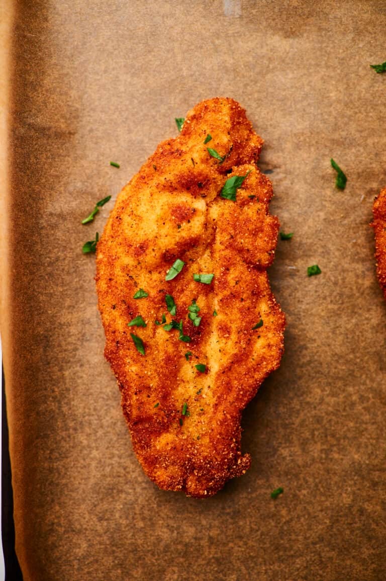 Easy Oven Baked Chicken Cutlets (CRISPY!) - Ambitious Foodie