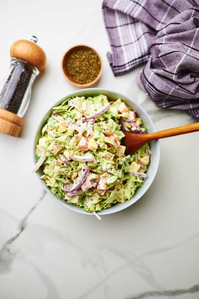 Italian Grinder Chopped Salad (Sub Salad) - Ambitious Foodie