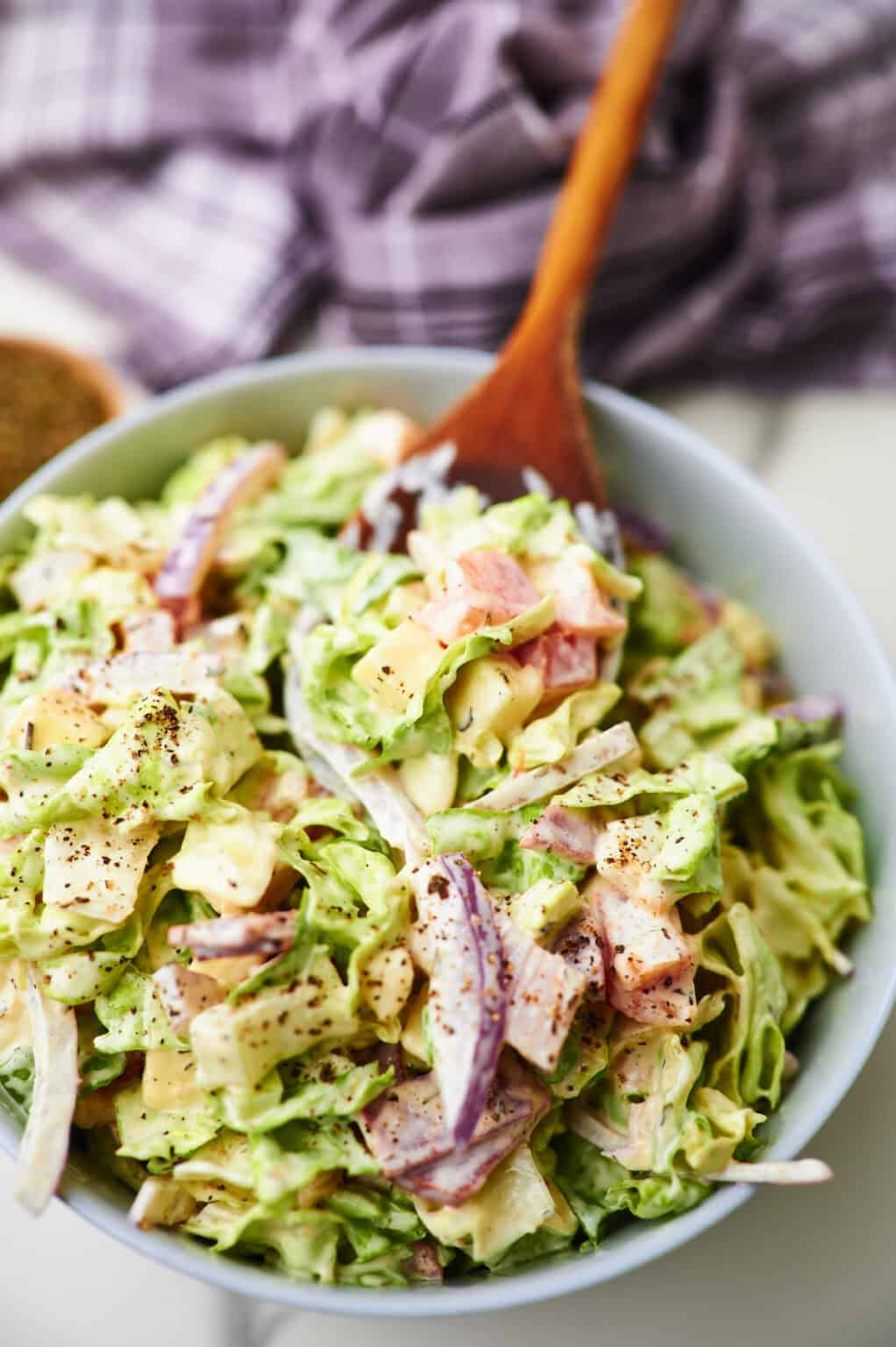 Italian Grinder Chopped Salad (Sub Salad) - Ambitious Foodie