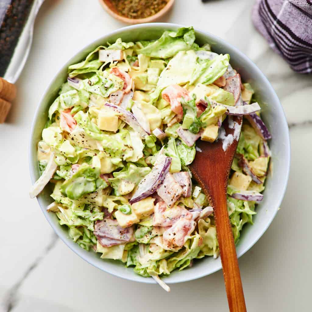 Italian Grinder Chopped Salad (Sub Salad) - Ambitious Foodie
