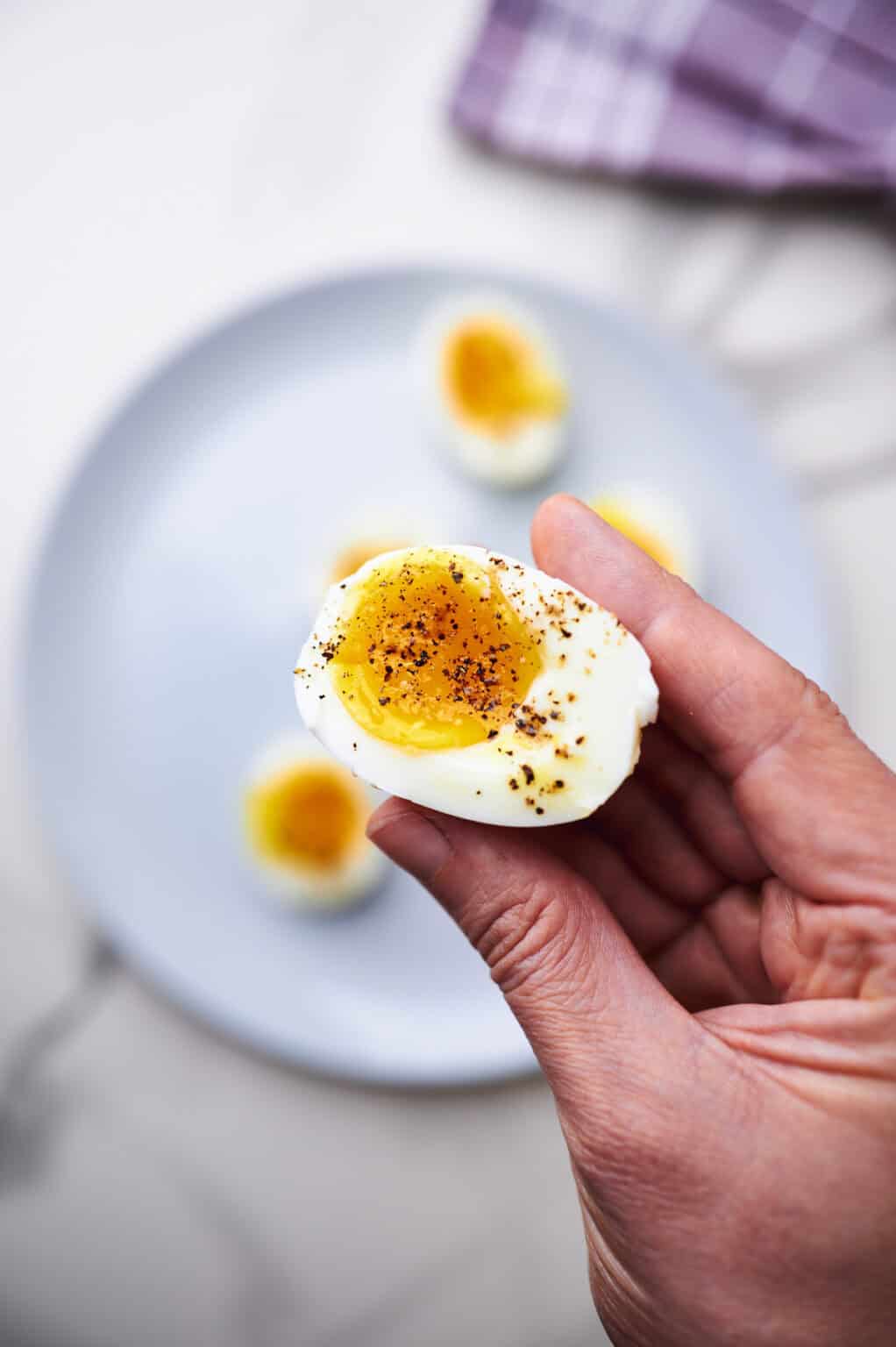 How to Make Perfect Jammy Eggs (Perfect Everytime!) - Ambitious Foodie